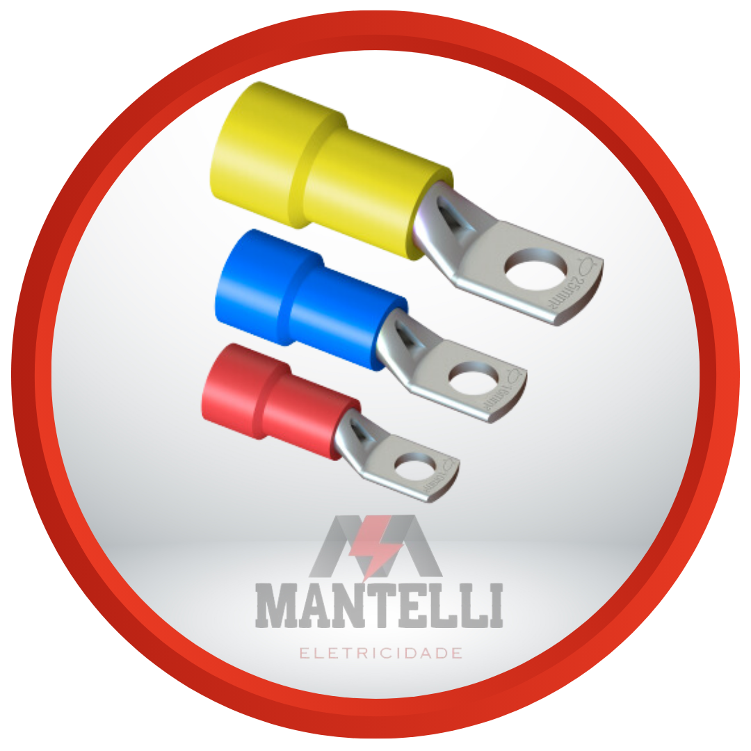 TERMINAL PRÉ ISOLADO ANEL/OLHAL TUBULAR - Mantelli Eletricidade